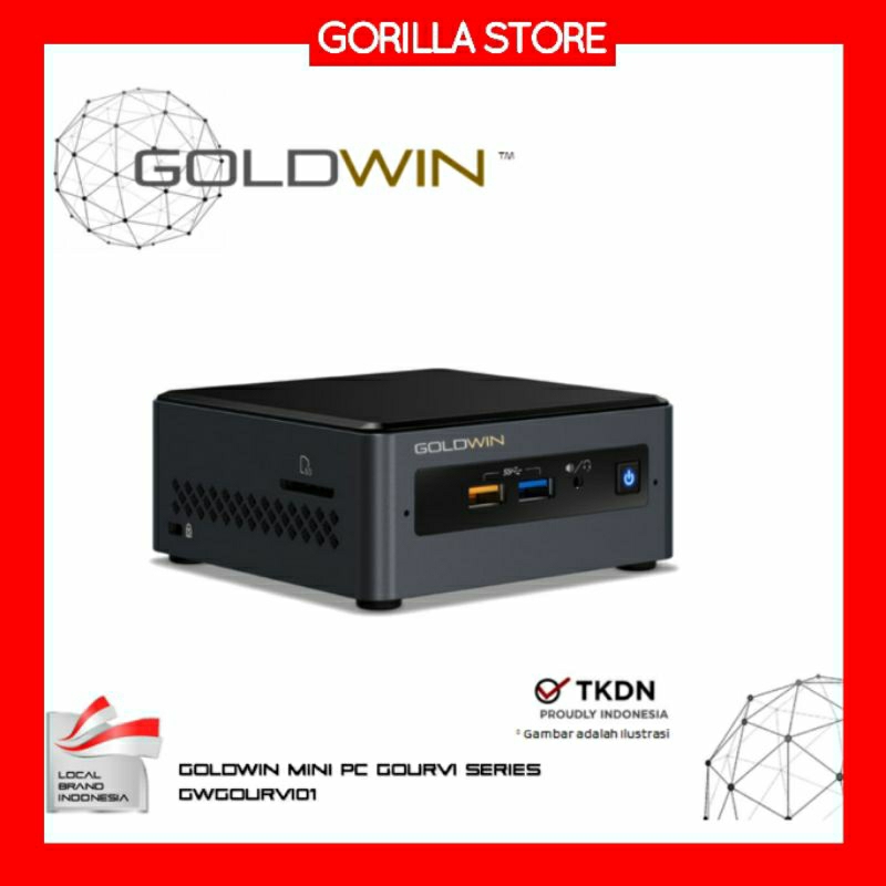 Jual GOLDWIN KOMPUTER / MINI PC GOURVI01-4005J-23G | Shopee Indonesia