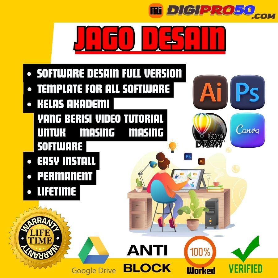 Jual JAGO Desain - Paket Komplit untuk Menguasai Desain Grafis! | Shopee Indonesia
