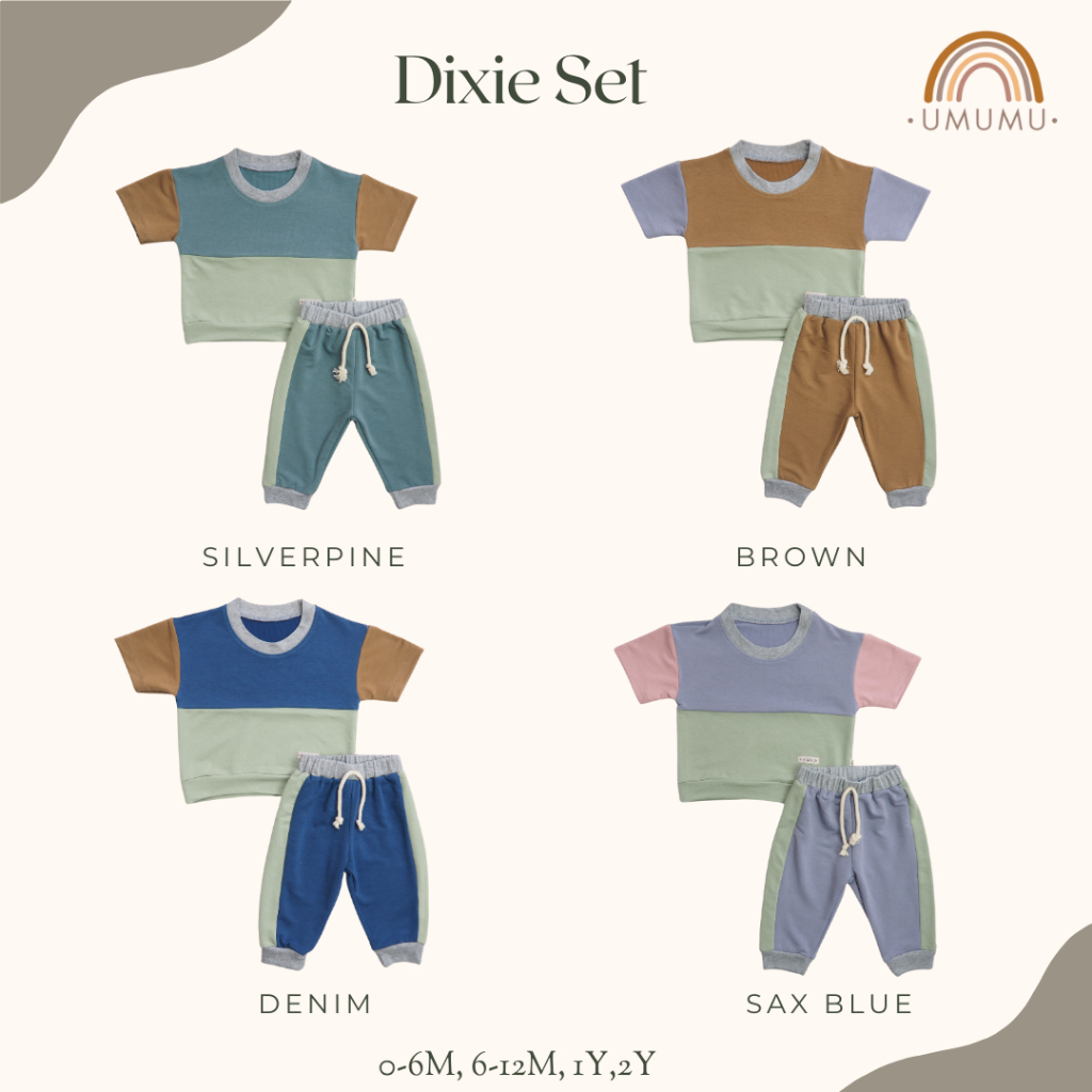 Jual UMUMU Dixie Set - Setelan Anak Perempuan dan laki-laki | Shopee ...
