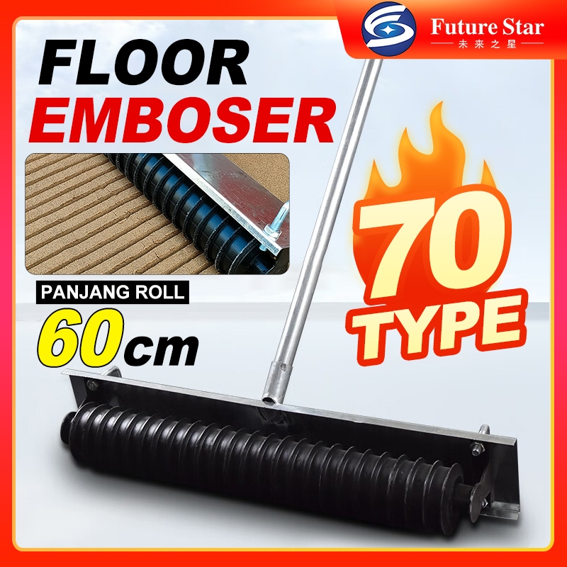 Jual Alat Garis Penggaris Jalan Beton 60 cm Floor Emboser Concrete ...