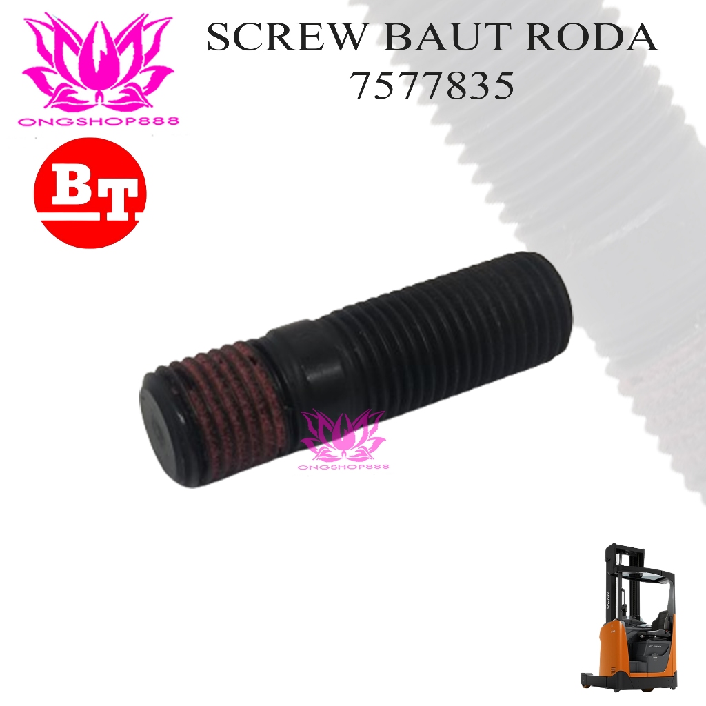 Jual Stud Screw Baut Roda Drive Wheel Forklift BT Toyota Raymond ...