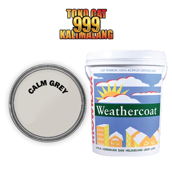 Jual Cat Tembok Rumah Exterior Mowilex Weathercoat Warna Calm Grey Ukuran Pail 20 Liter | Shopee ...