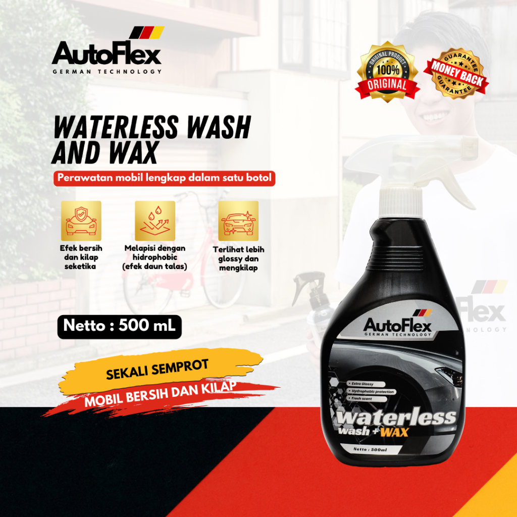 Jual AutoFlex Perawatan mobil all-in-1 pembersih kaca - cat mobil ...