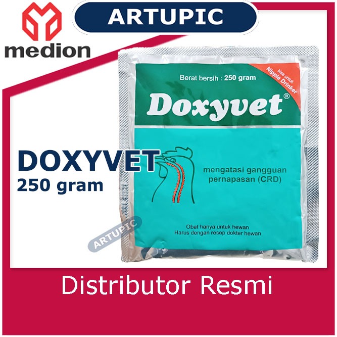 Jual Doxyvet 250 gram Obat ayam burung ngorok CRD flu infeksi ...