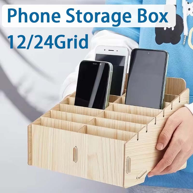 Jual 12/24 Shots Tempat Penyimpanan Hp / Tempat Rak Hp / Rak Box Servis ...