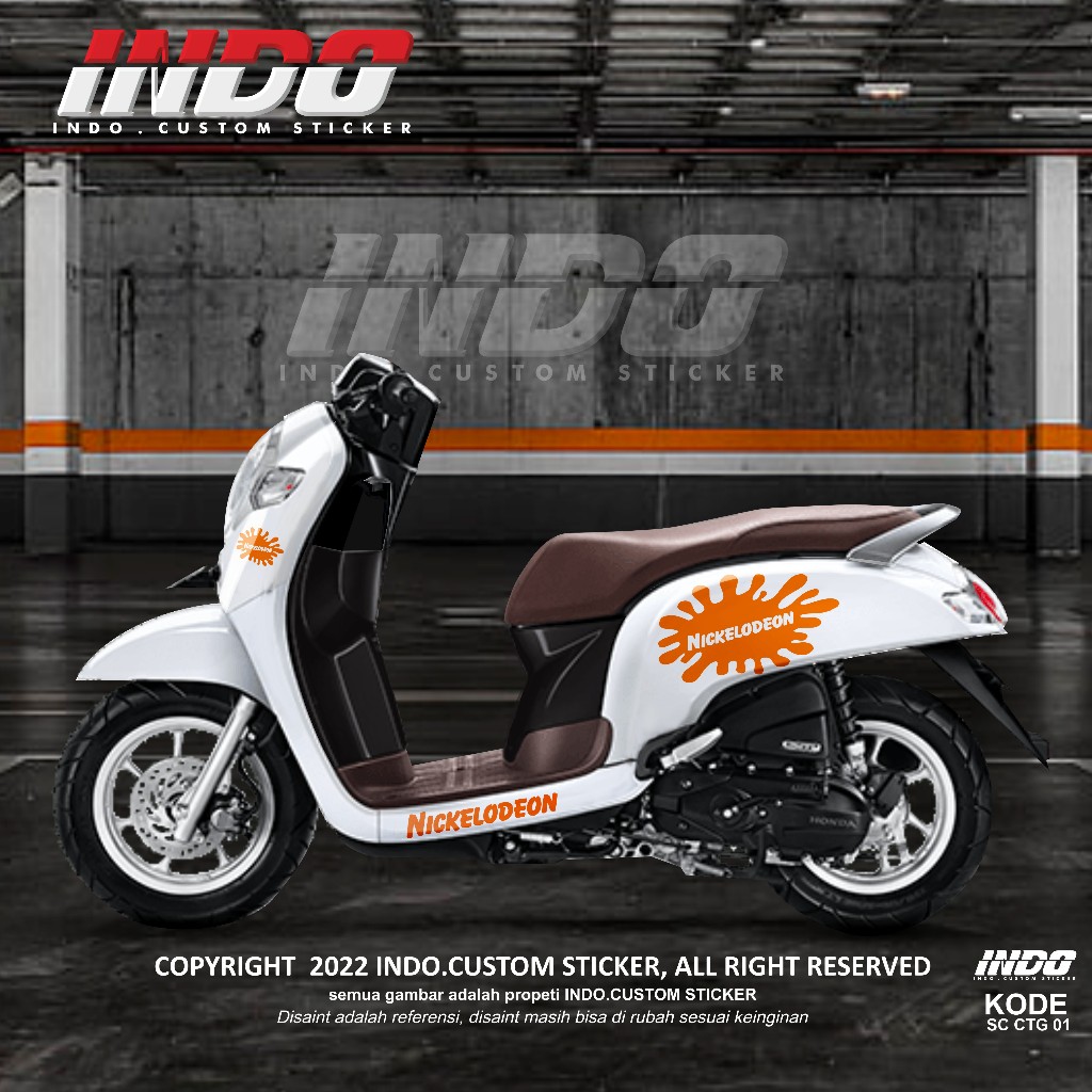 Jual Decal Scoopy Nickelodeon Sticker Scoopy Full Body | Shopee Indonesia