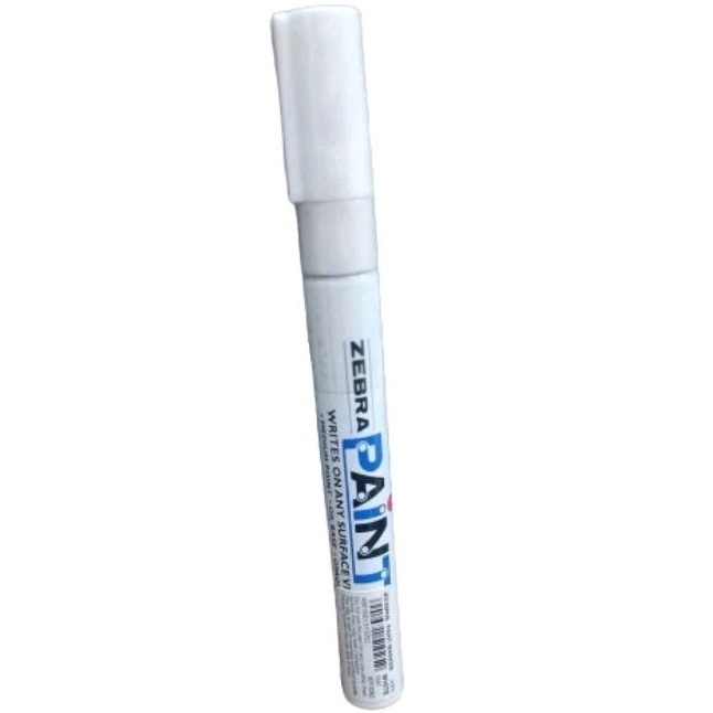 Jual Spidol Zebra PAINT Marker White (Putih) | Shopee Indonesia