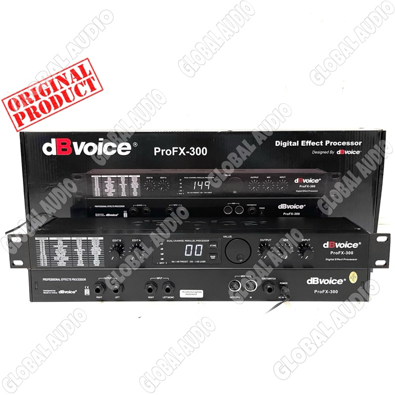 Jual Effect Vocal DB Voice Pro FX-300 Original Effect Vocal DbVoice Pro ...