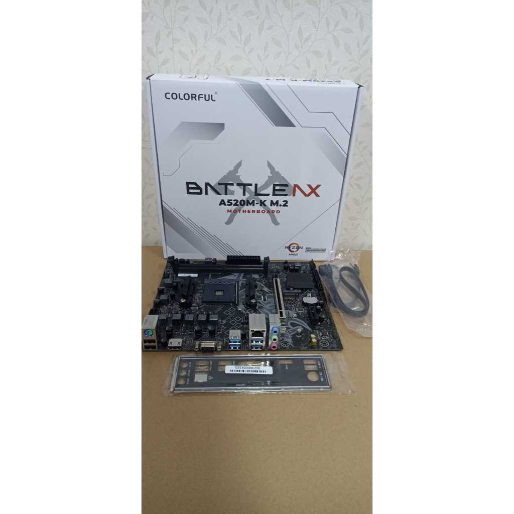 Jual Motherboard Colorful BATTLE-AX A520M-K M.2 V14 AM4/ A520/ DDR4 ...