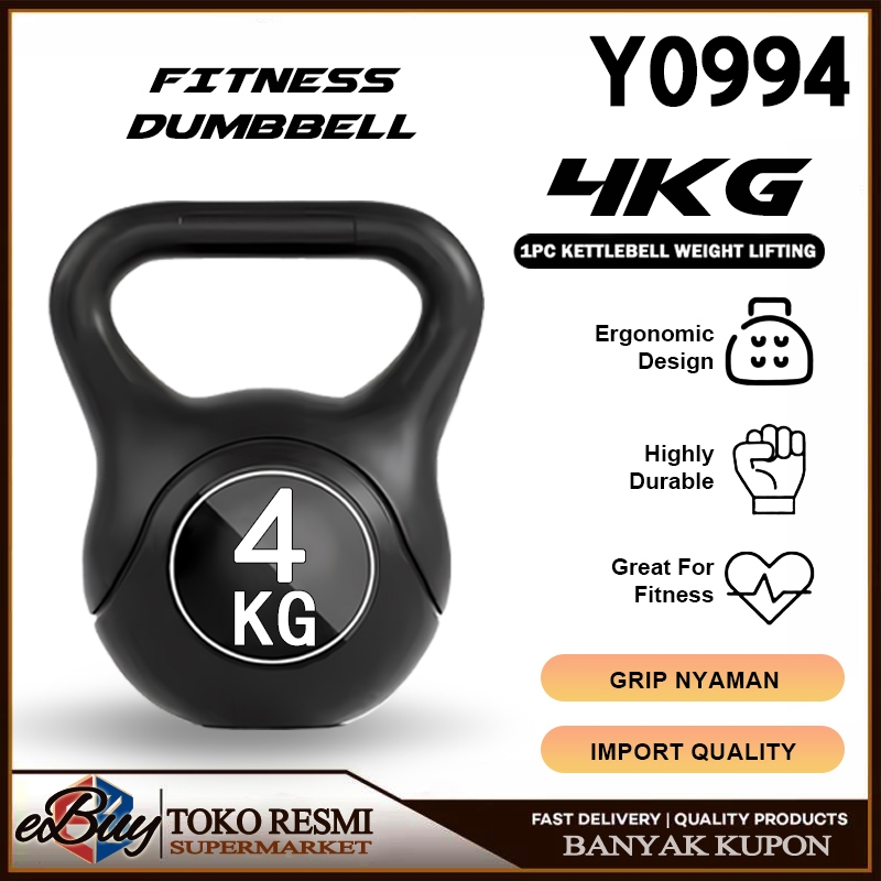 Jual KettleBell 4 KG Barbell 4 KG/ Dumbell 4kg / Barbel 4kg / Dumbell ...