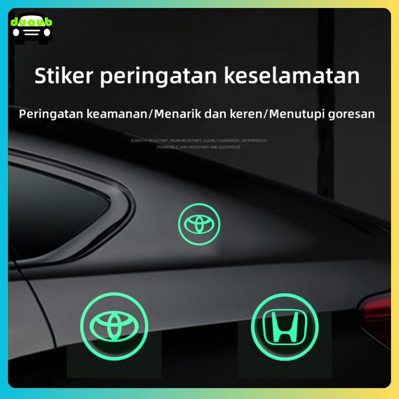Jual 1PCS Luminous Stiker Mobil LOGO Dekorasi Exterior Reflektor Mobil ...