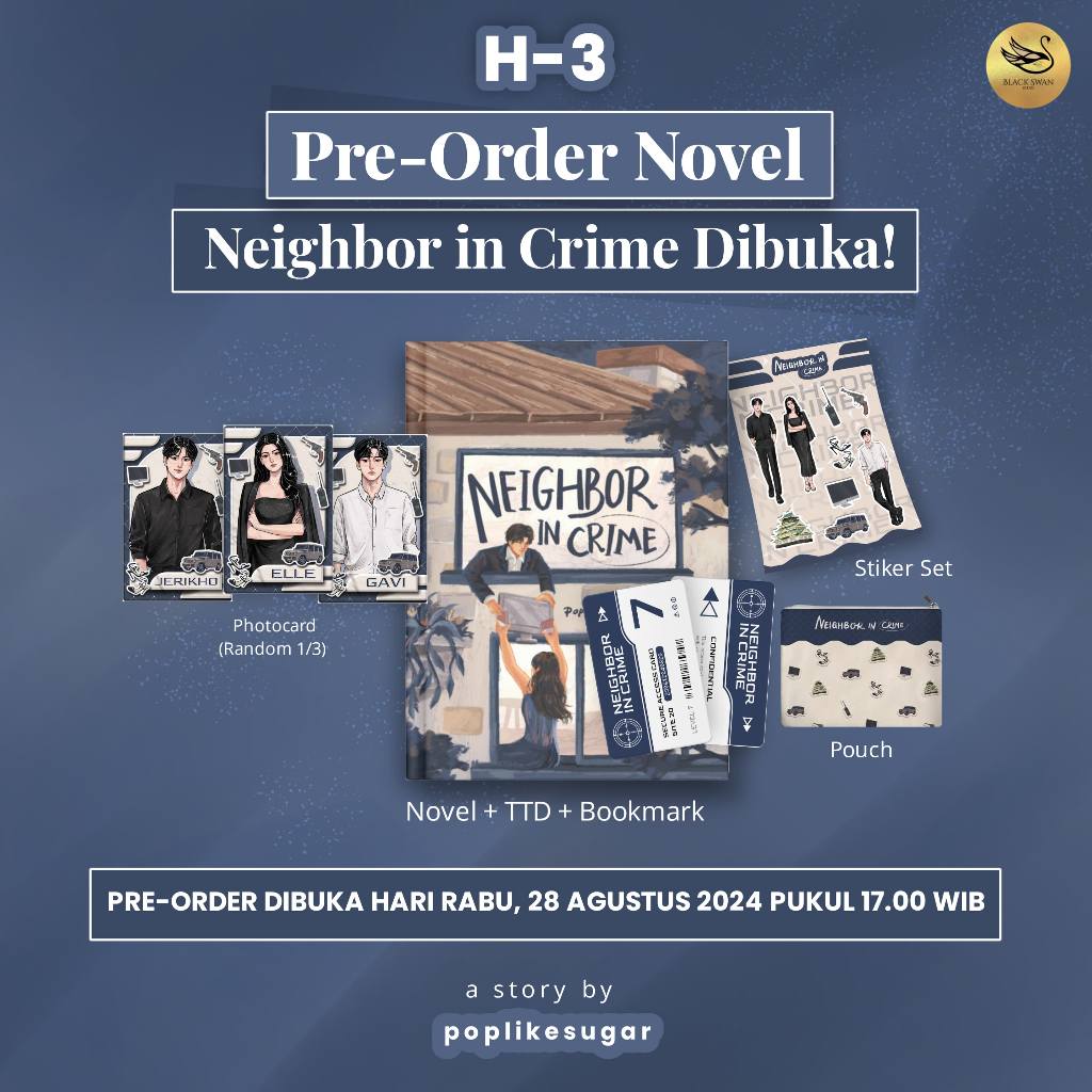 Jual Pre Order Novel - NEIGHBOR IN CRIME - poplikesugar - Black Swan Books | Shopee Indonesia