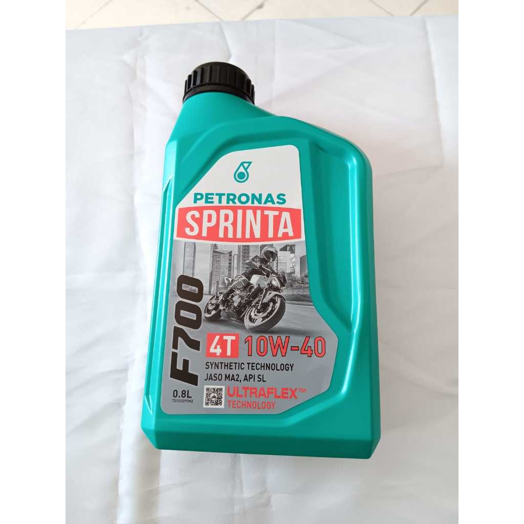 Jual oli motor bebek petronas sprinta F700 10W-40 4T 800ml oli Supra ...