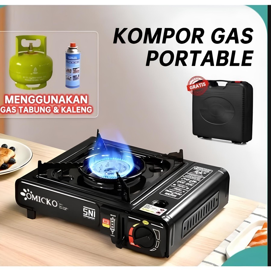 Jual Kompor Gas Portable 2in1Kompor SNI Kompor Koper Kompor Portable ...