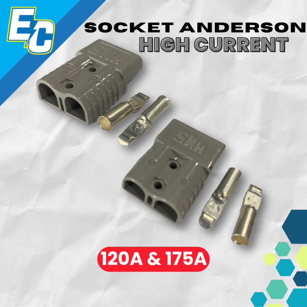 Jual Soket Baterai Anderson 120A 175A Socket Battery Connector | Shopee ...