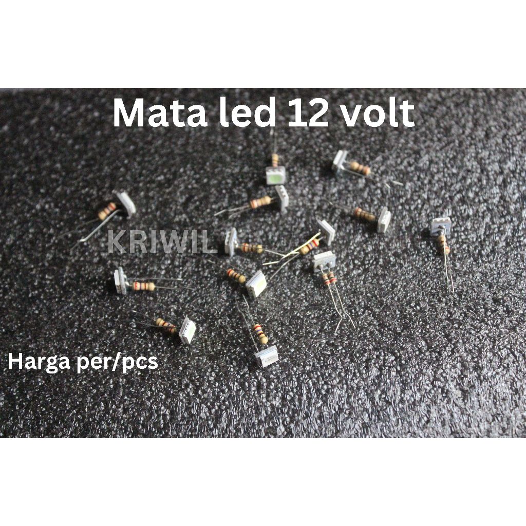 Jual Mata Lampu Led beresistor DC 12volt 12v untuk DIY atau projek ...