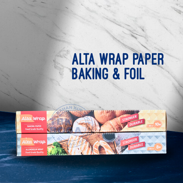 Jual Alta 30 cm ( Baking Paper, Aluminium Foil ) 10 M Meter Kertas Roti ...