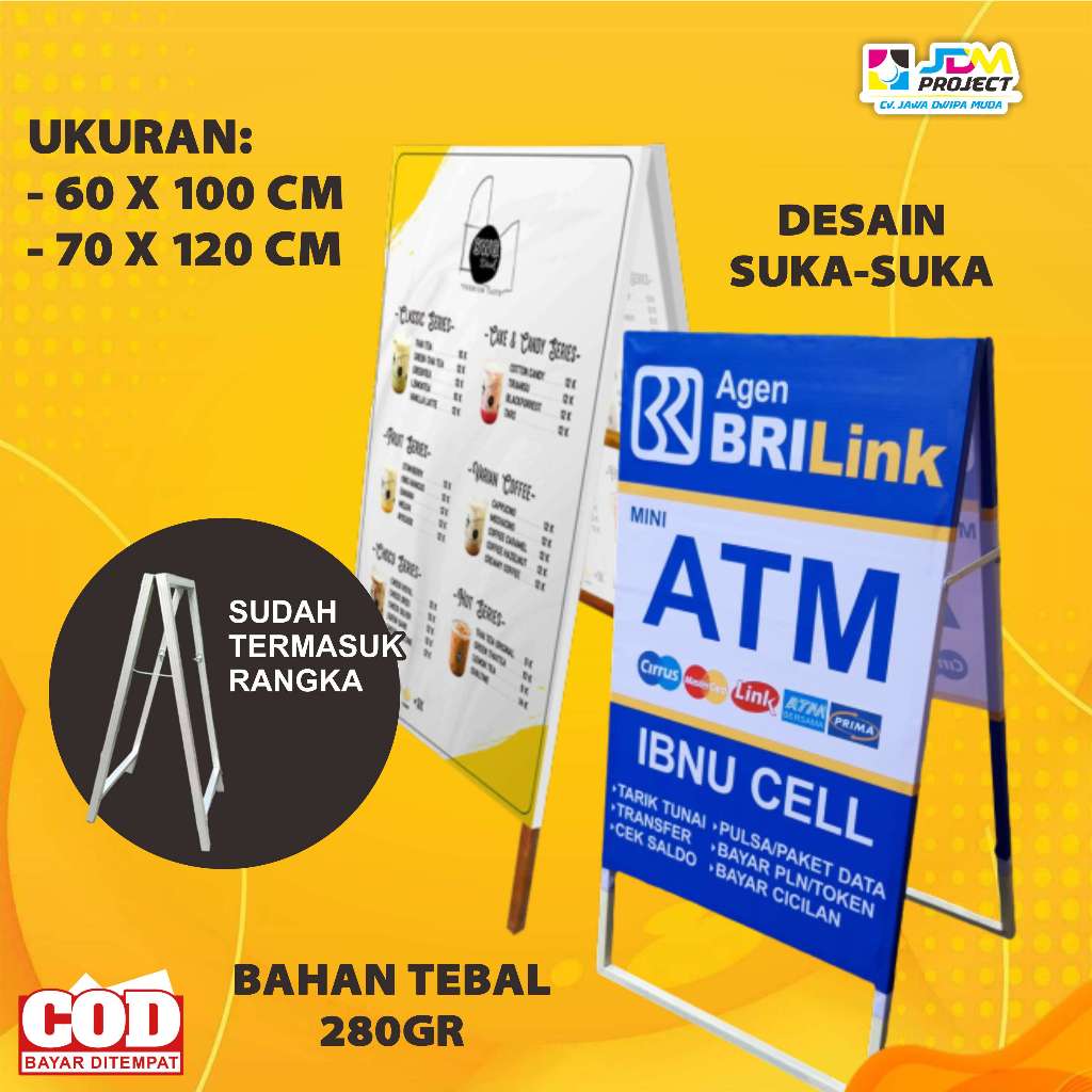 Jual JDM Project - Cetak Banner Stand Jualan Spanduk Promo Iklan Produk ...