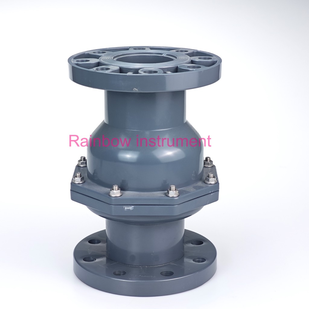 Jual Check Valve swing Pvc model flange ukuran 6" inch / flap swing ...