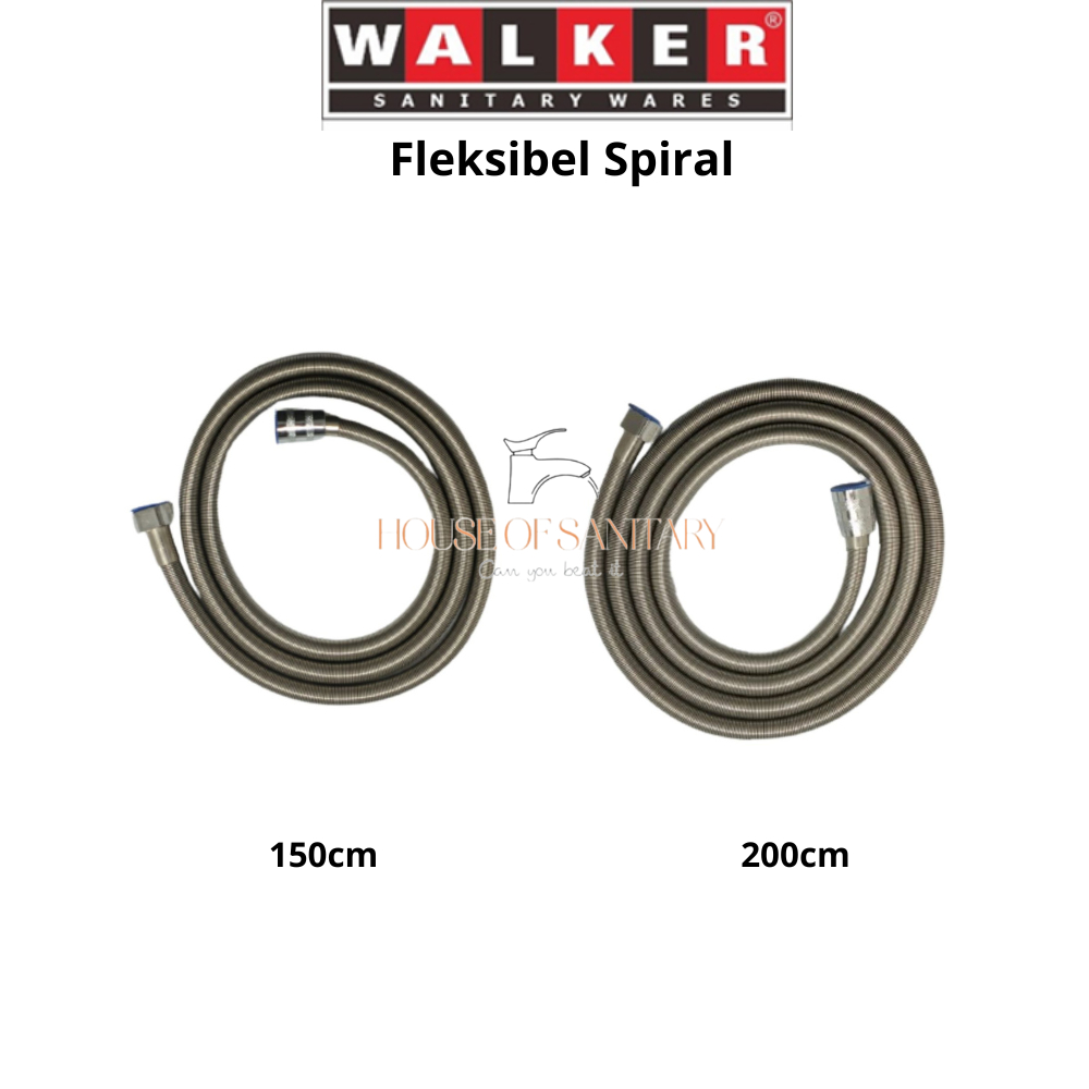 Jual WALKER Flexible Spiral / Selang Fleksibel / Selang Shower ...