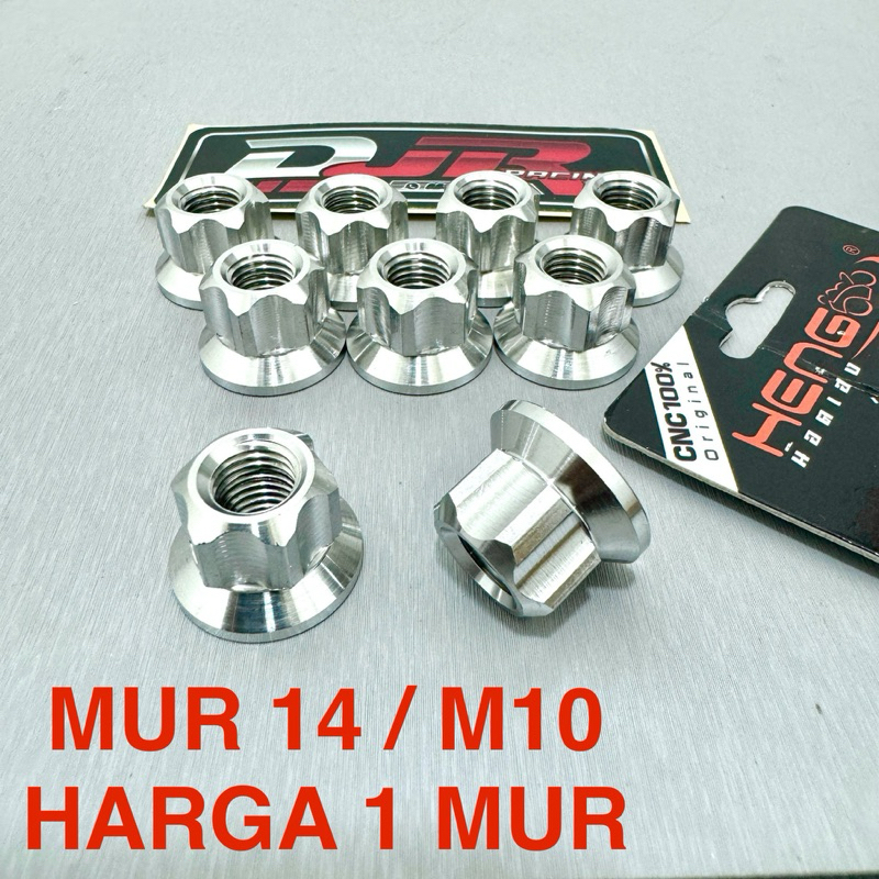 Jual MUR 14 M10 PROBOLT STAINLESS model GEAR tinggi MATTE original HENG ...