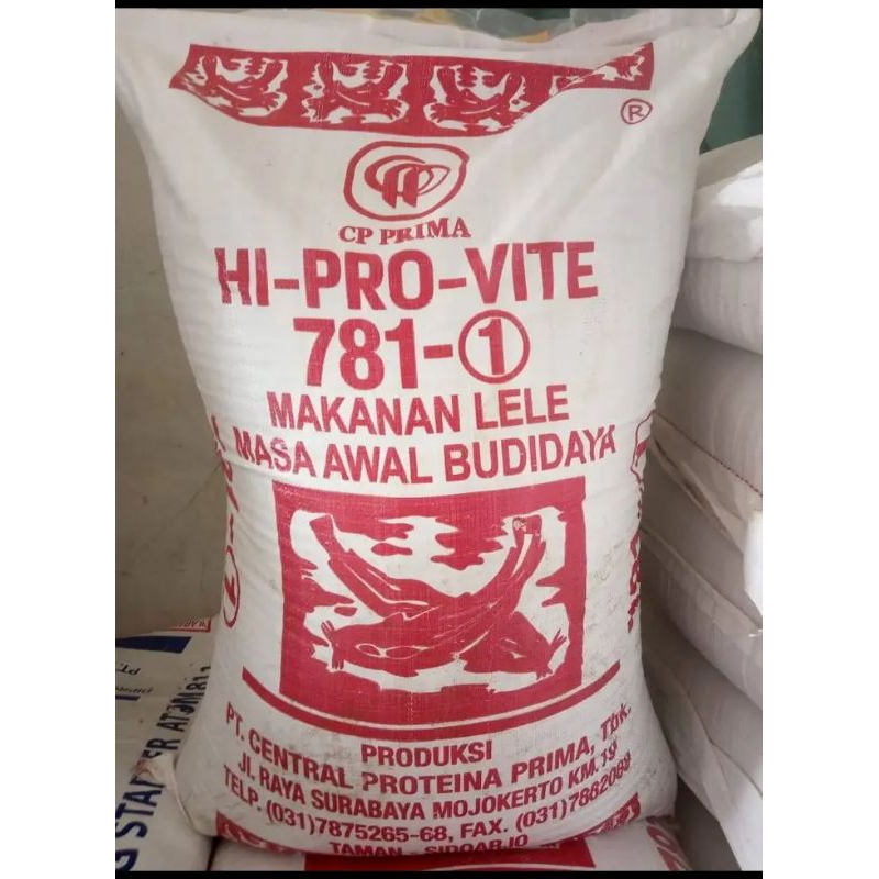 Jual Hi Pro Vite 781-1 500Gram Pakan Ikan Lele Gurami Nila Masa Awal ...