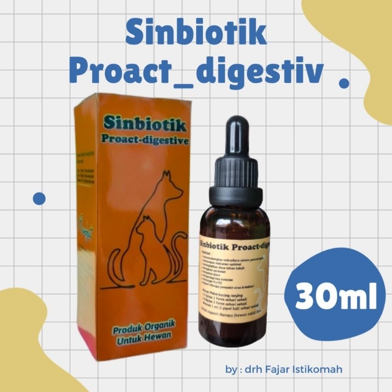 Jual Sinbiotik Proact_Digestiv Vitamin Penambah Nafsu Makan Kucing ...
