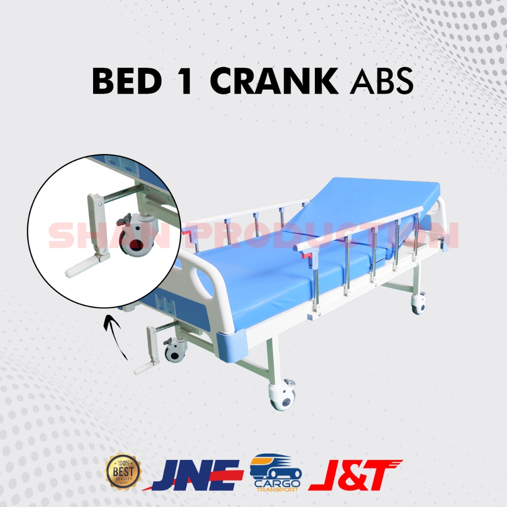 Jual Tempat Tidur Pasien Rawat Inap ABS - Bed Pasien ABS 1 Crank 2 Crank 3 Crank - All Varian ...