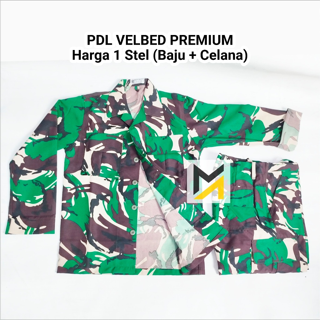Jual Baju PDL TNI VELBED PREMIUM Nayaka Military Seragam Tentara Loreng TNI Malvinas Setelan ...