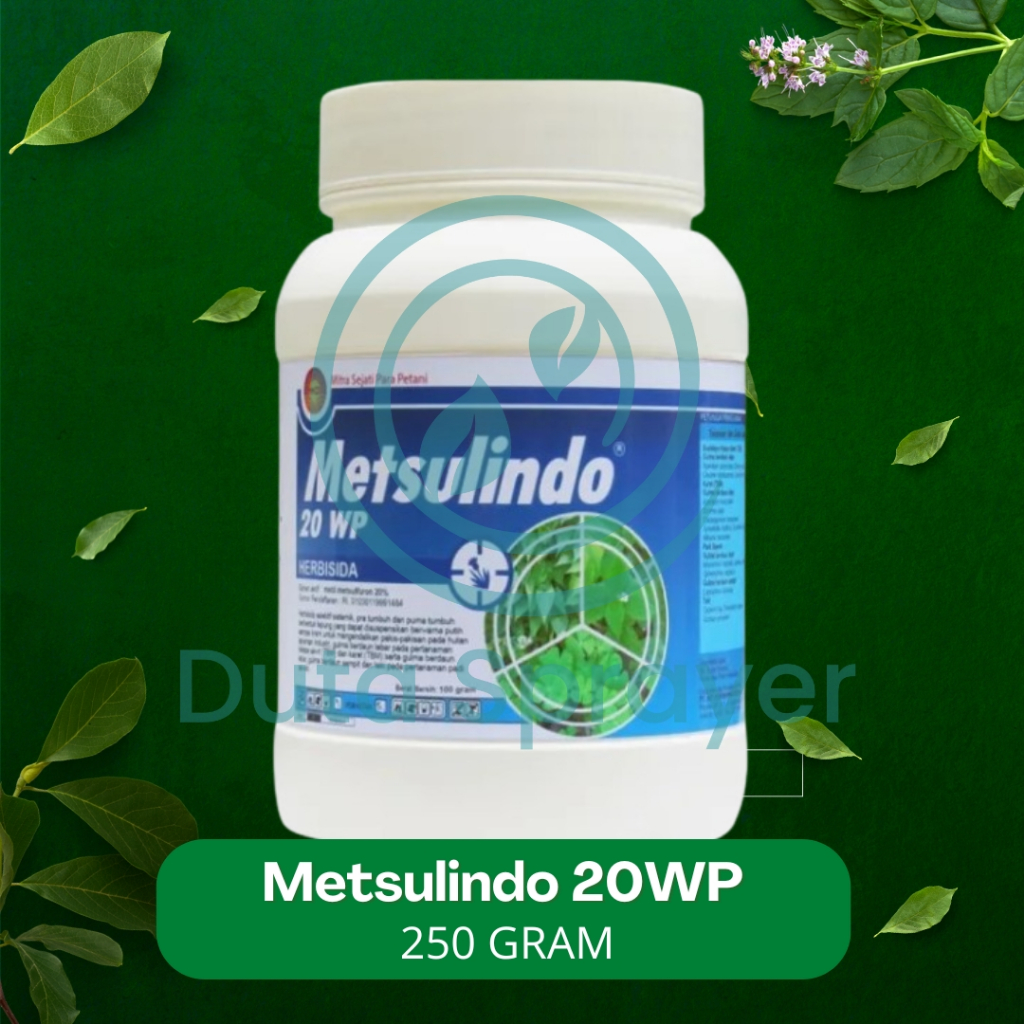 Jual Metsulindo 20 WP 250 gram Herbisida untuk Gulma Berdaun Lebar dan ...