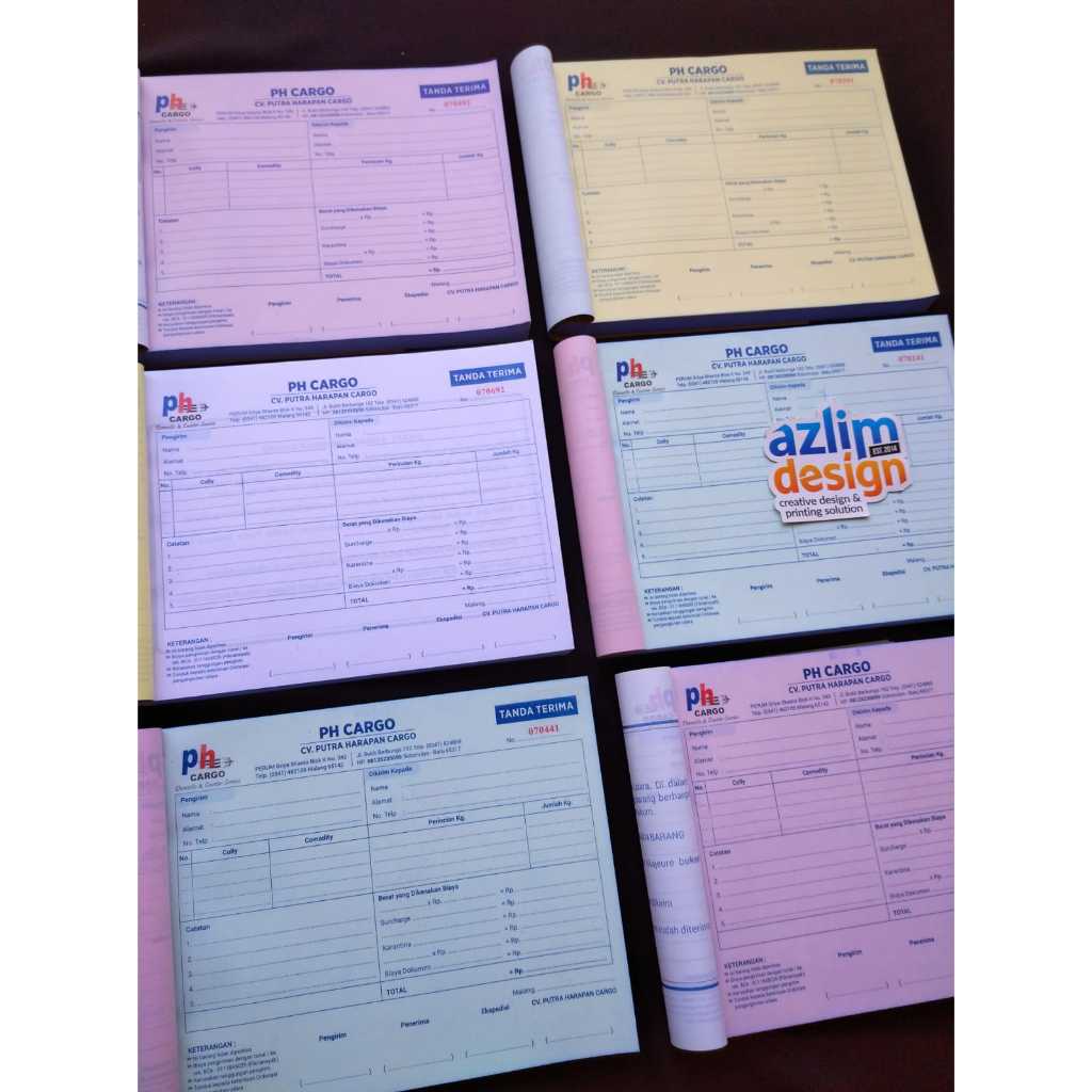 Jual Cetak Nota SuratJalan Invoice 4 Rangkap (4 Ply) Nota NCR ...