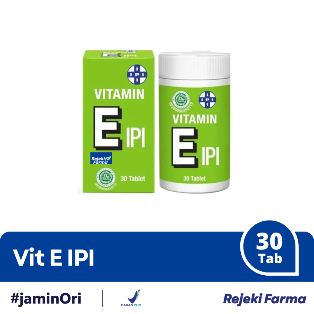 Jual Vitamin E IPI isi 30 Tablet / Tab - Vit E Botol Hijau | Shopee ...