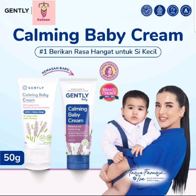 Jual Krim Kembung Penenang Bayi Batuk Pilek Genli Gently Calming Baby ...