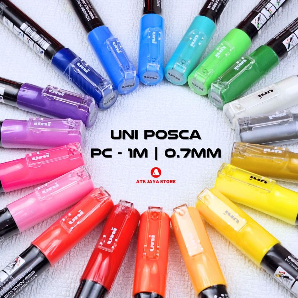 Jual UNI POSCA PC-1M Extra Fine Paint Marker Pen 0.7 mm | Shopee Indonesia