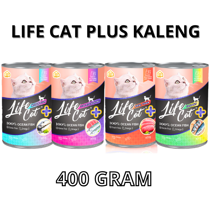 Jual Life Cat Plus Kaleng 400 Gr Makanan Wet Cat Food 400 Gr | Shopee ...