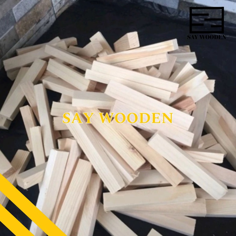 Jual Type U Reng kayu jati Belanda ukuran 2x2x15 (10 batang) amplas ...