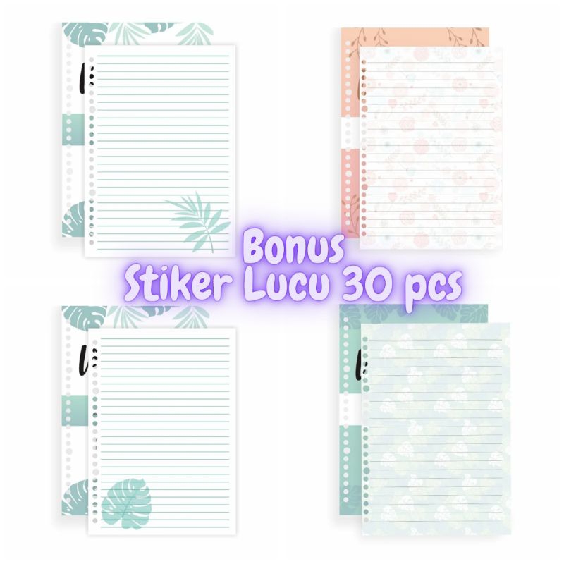 Jual Ina Creative Loose Leaf Kertas Isi Binder B5 Garis Isi 50 Lembar ...