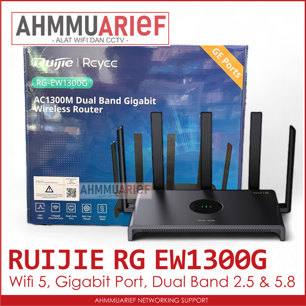 Jual RUIJIE REYEE RG EW1300G 1300M WI-FI WIFI 5 DUAL BAND GIGABIT ...