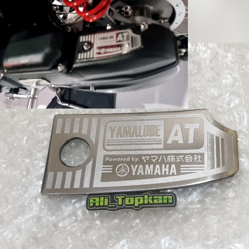 Jual Emblem Stenless variasi cover CVT Mio sporty | Shopee Indonesia