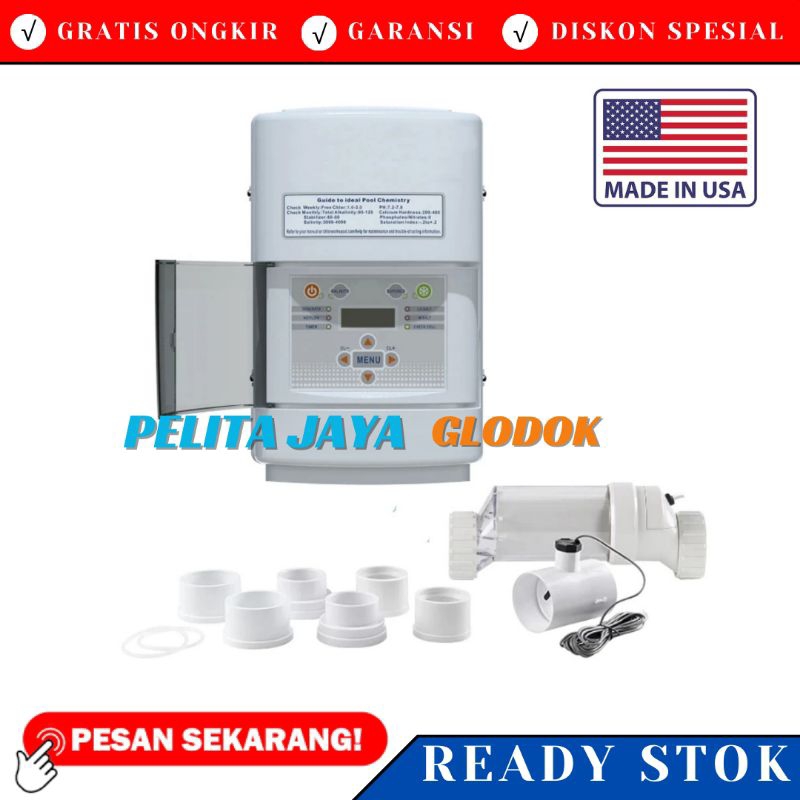 Jual salt chlorinator CFSC 20 Salt Chlorinator Generator 20 gram Salt Chlorin Garam Swimming ...