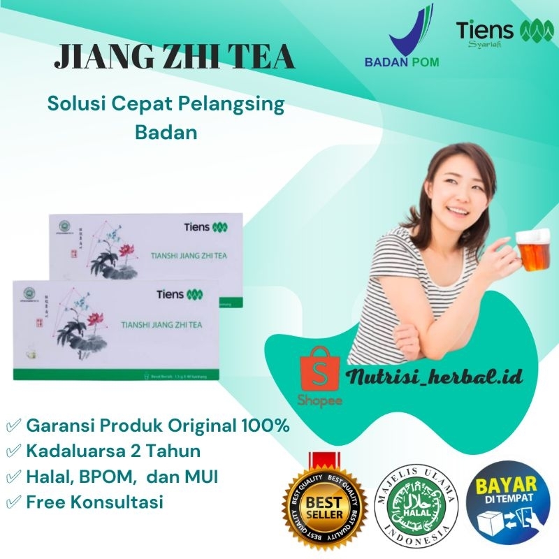 Jual Teh 1 Box Segel Tianshi Jiang Zhi Tea Original Teh Detox BPOM Teh pelangsing Penurun Berat ...
