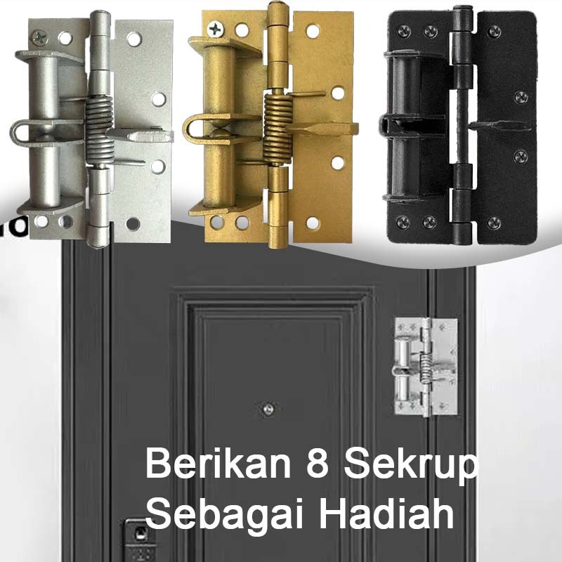 Jual Engsel Penutup Pintu Otomatis 4 Inci Engsel Pegas Pintu Engsel ...