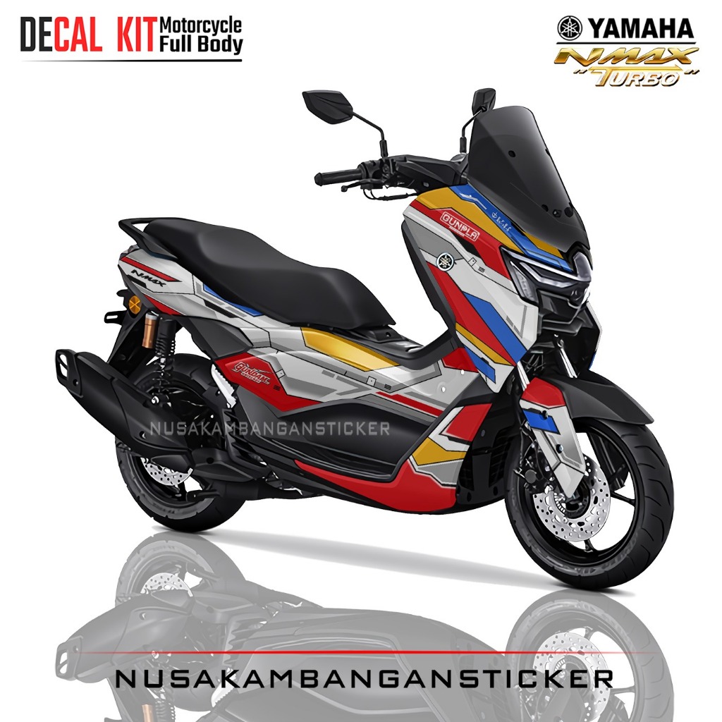 Jual DECAL KIT STICKER NEW NMAX TURBO GUNDAM FULLBODY | Shopee Indonesia