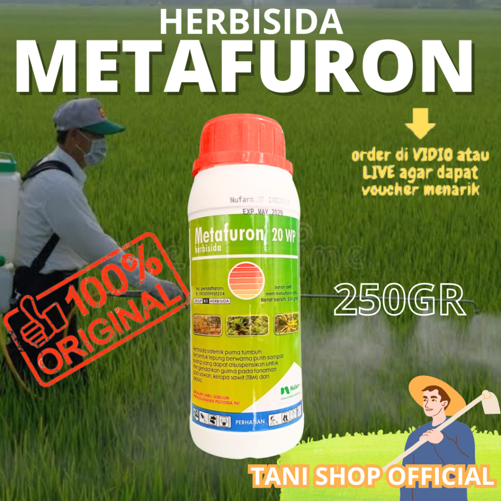 Jual Herbisida Nufarm Metafuron 20 WP 250gr - Pengendalian Gulma ...