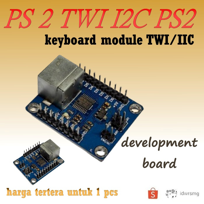 Jual PS2 TWI IIC Keyboard Driver Module Serial Port Transmission PS 2 ...