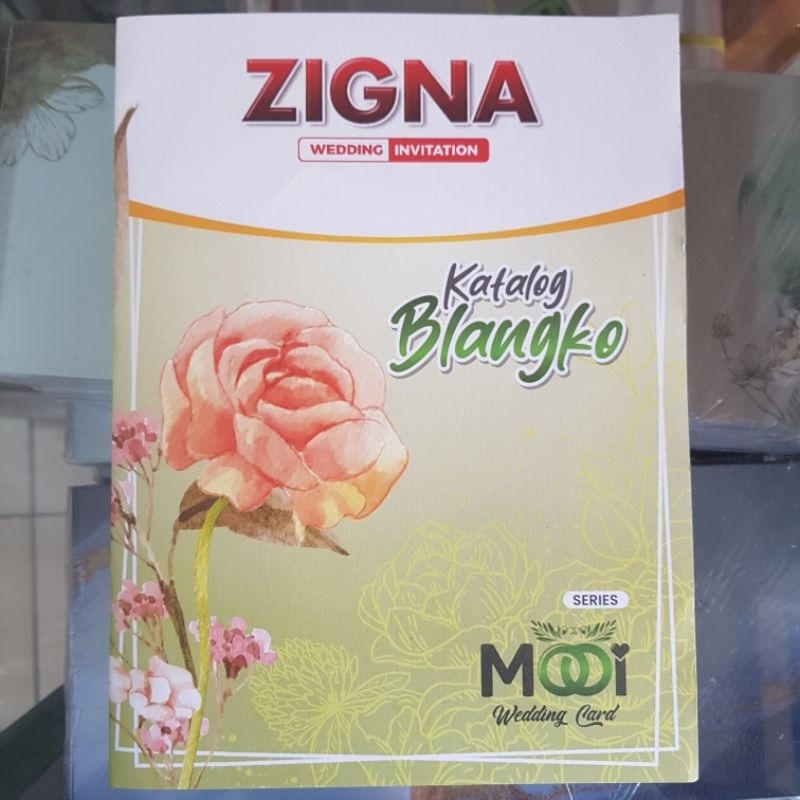 Jual ALBUM/KATALOG BLANGKO UNDANGAN ZIGNA MOOI KODE 4 s/d 12 (9 DESAIN ...
