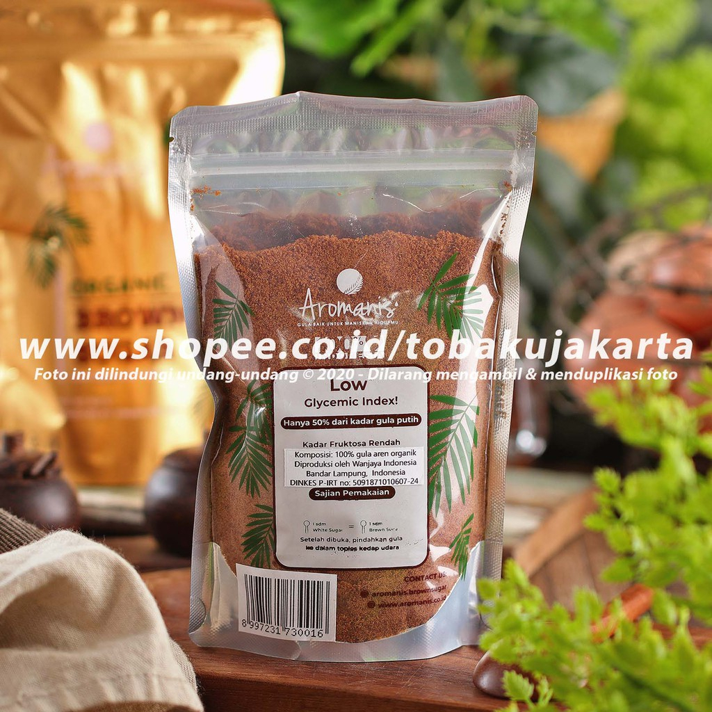 Jual Aromanis PALM Sugar 500gr Repack Organic Sugar Gula Aren Organik ...