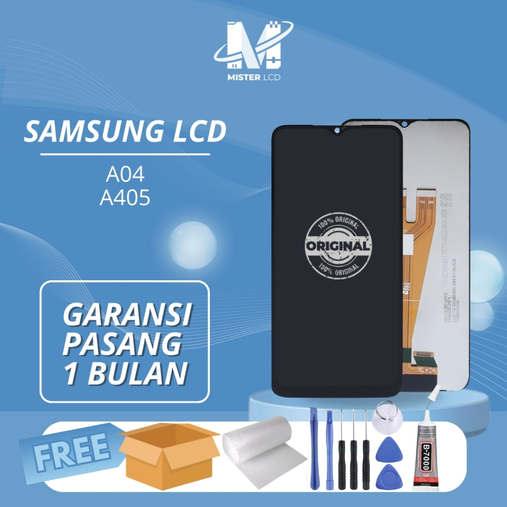 Jual LCD SAMSUNG A04 / A045 FULLSET ORIGINAL FREE LEM + OPENING SET | Shopee Indonesia