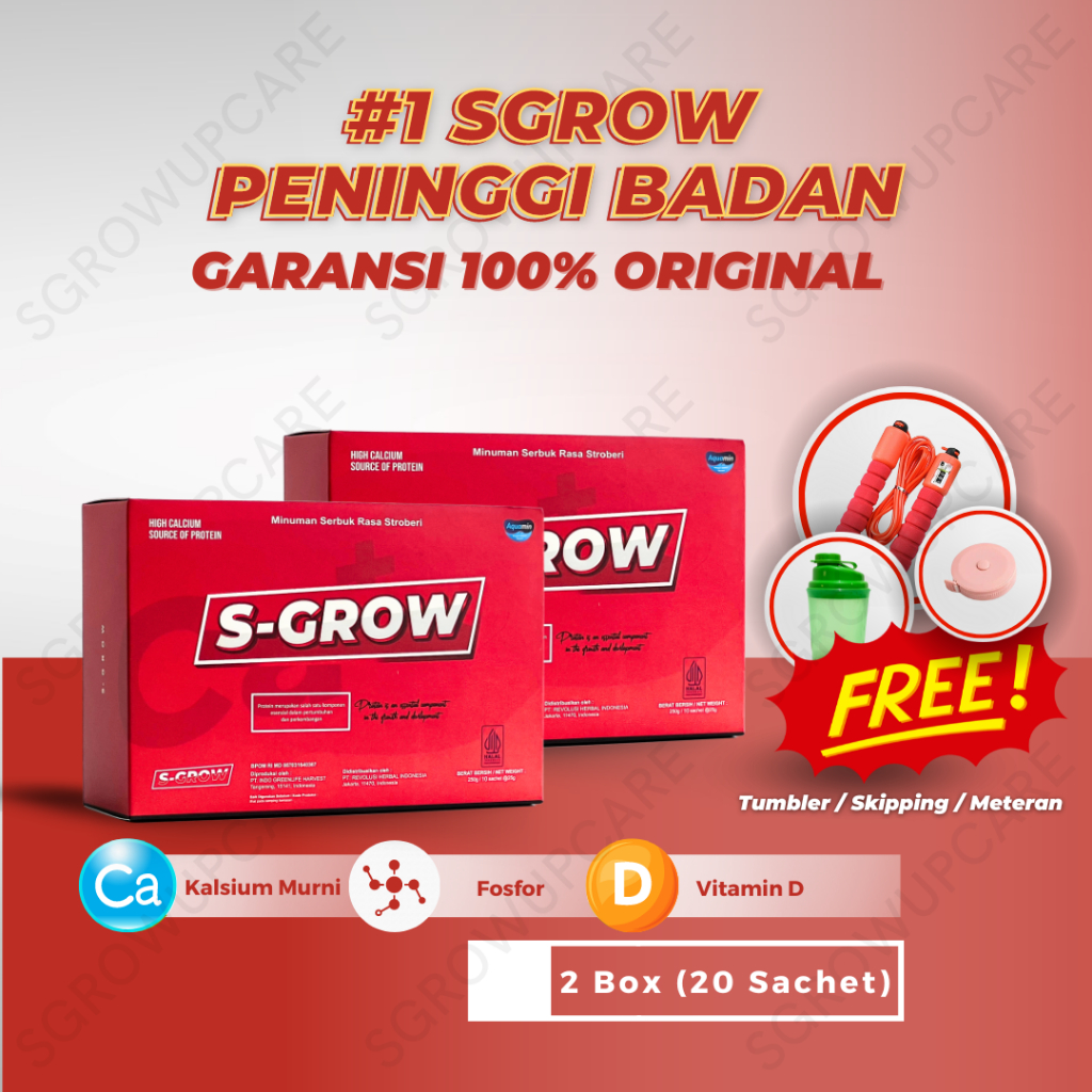 Jual S-GROW 2 Box Susu Peninggi Badan Terbaik | Shopee Indonesia