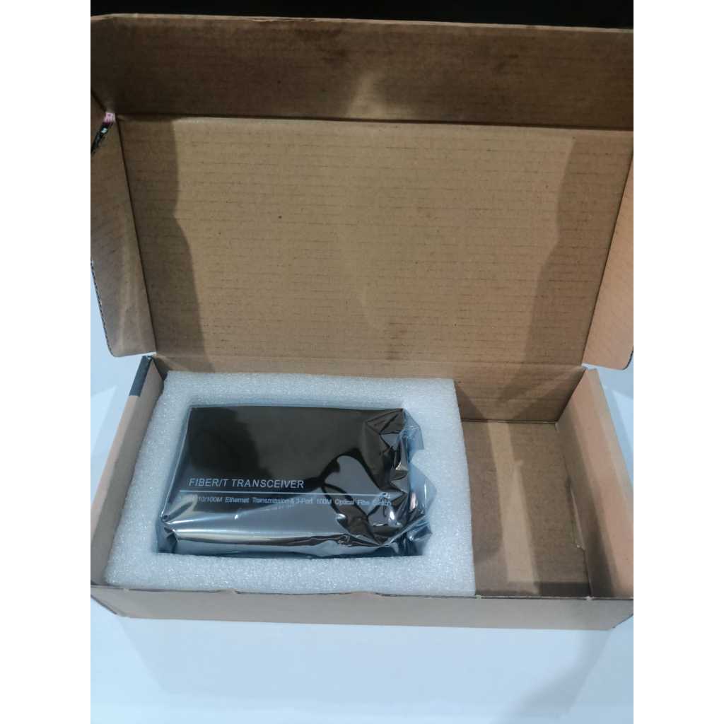 Jual Media Converter 3 FO 3 LAN POE Fiber Optic Switch HTB AAB 3 SC 10/ ...